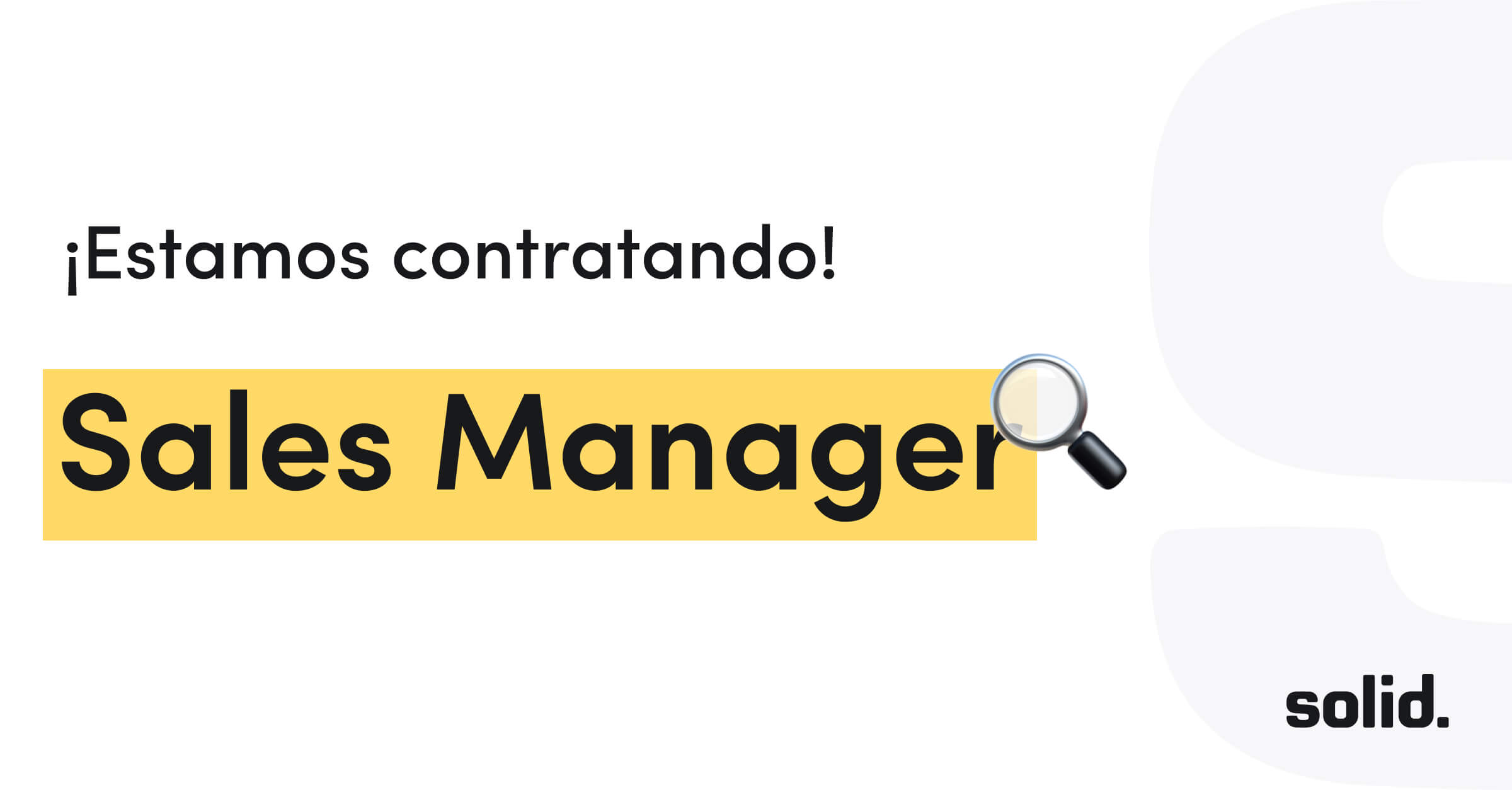 Empleo - Sales Manager